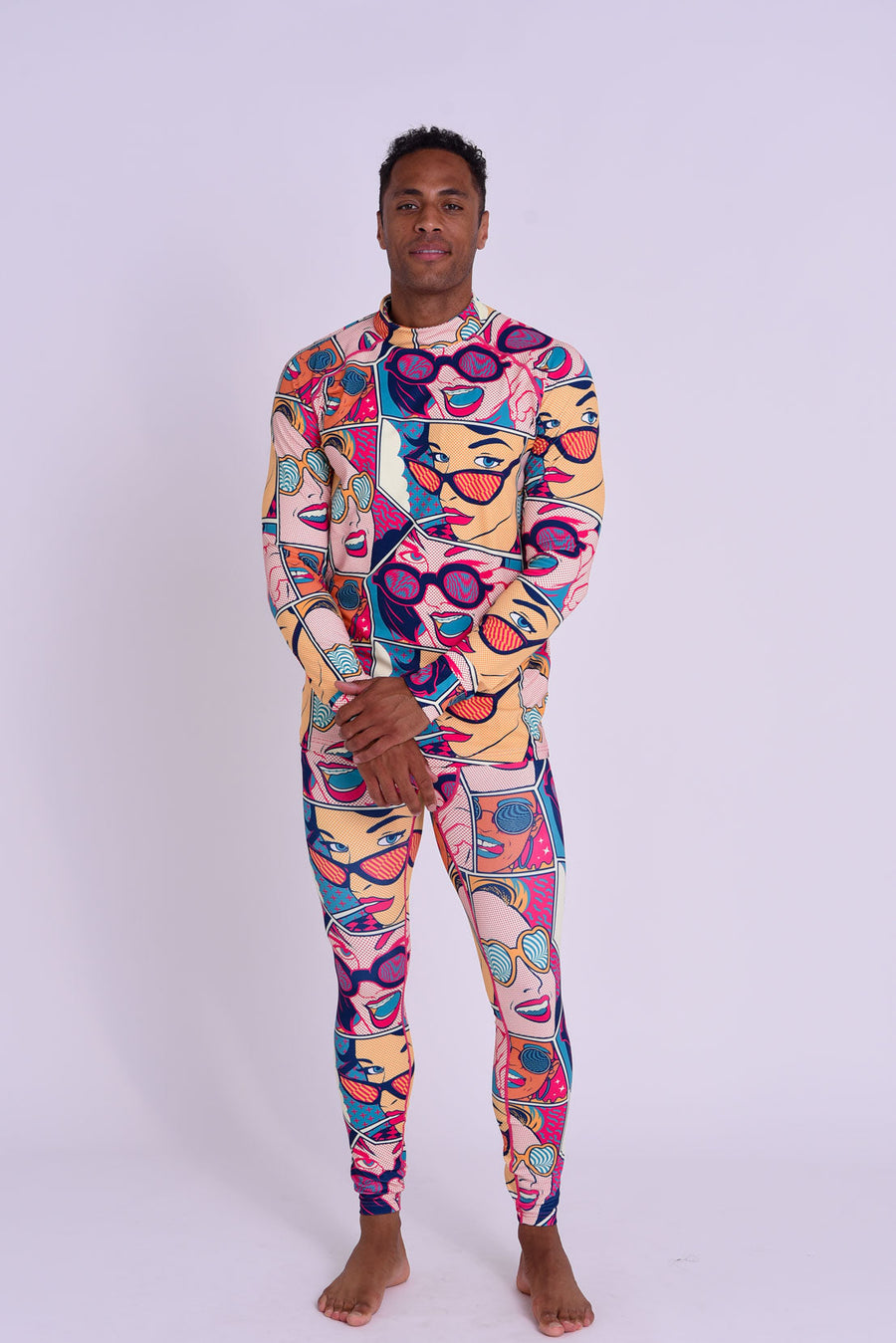 Future Shock Women's Ski Suit | Multi-Colored Retro – OOSC Clothing - EU