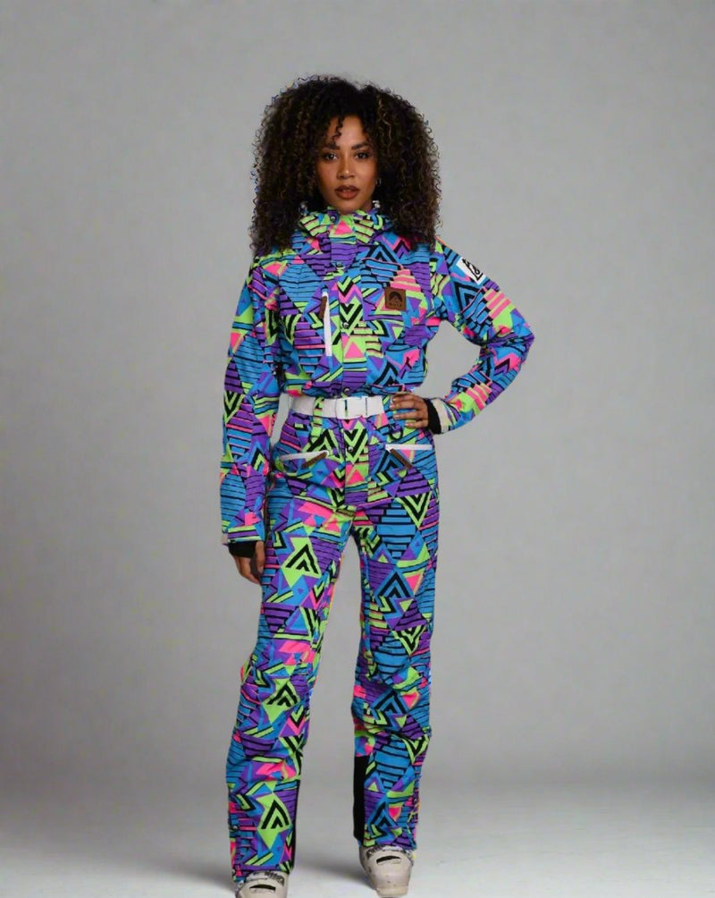 Future Shock Women's Ski Suit | Multi-Colored Retro – OOSC Clothing - EU