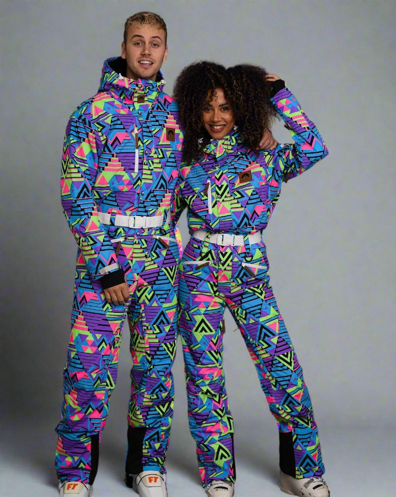 Future Shock Women's Ski Suit | Multi-Colored Retro – OOSC Clothing - EU